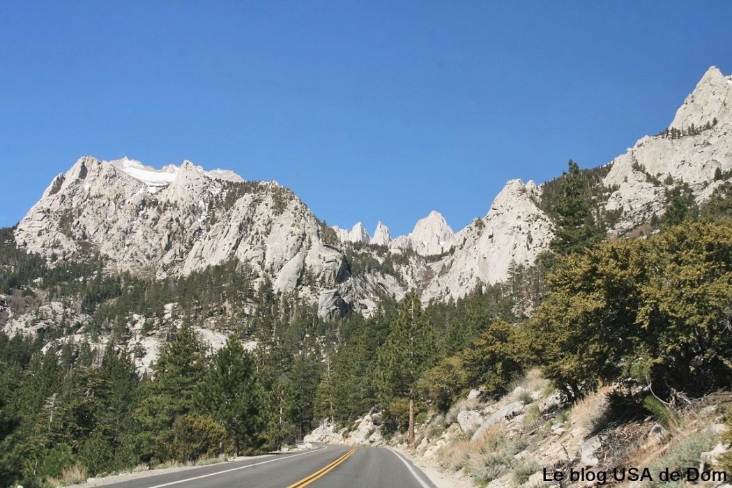 Mont Whitney - CALIFORNIE - le plus haut sommet des Etats-Unis